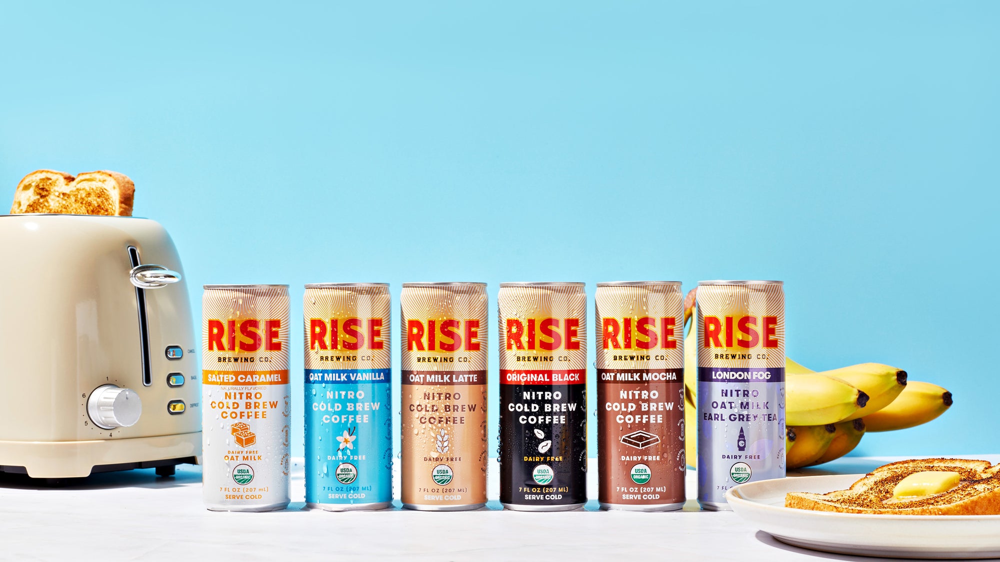 All Products - Award Winning - Dairy Free - RISE Brewing Co.