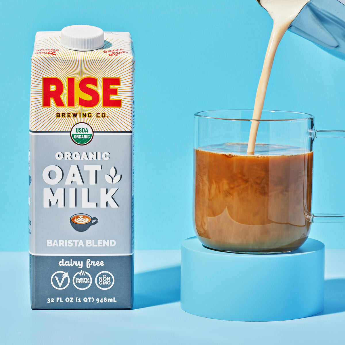 RISE Brewing Co. - Nitro Cold Brew Coffee and Organic Oat Milk