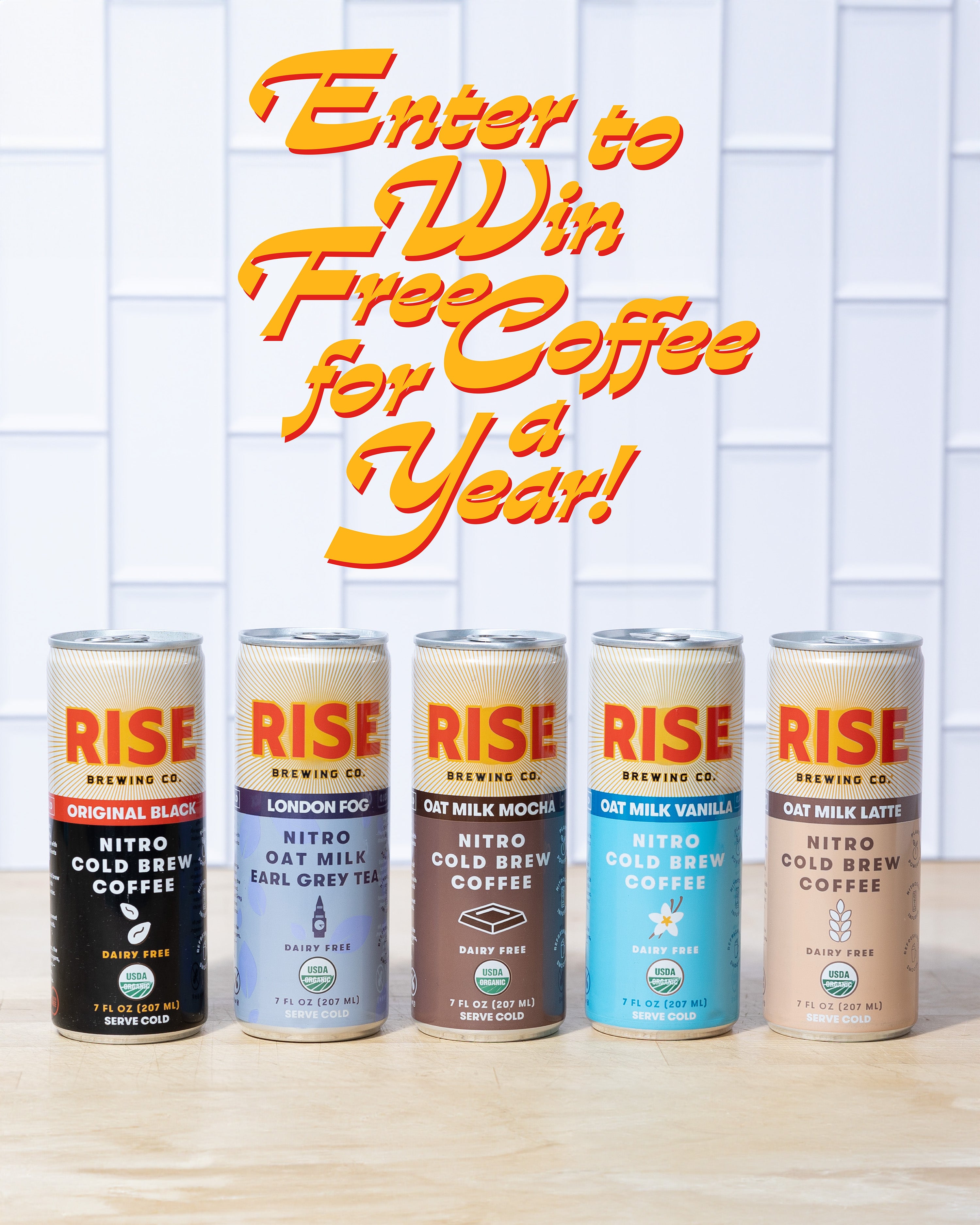 Free coffee for a year! – RISE Brewing Co.