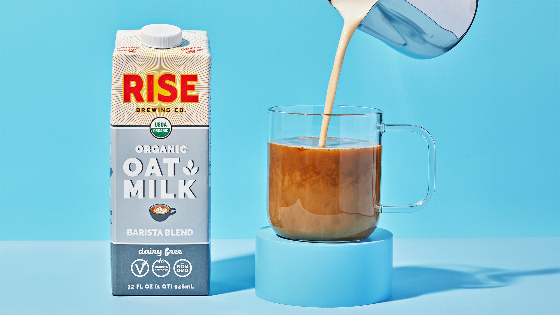 RISE Brewing Co. - Nitro Cold Brew Coffee and Organic Oat Milk